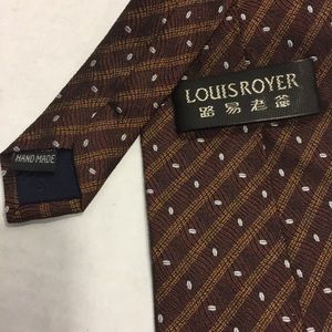 Louis Royer Ties | Accessories | Louis Royer Brown Mens Ties | Poshmark